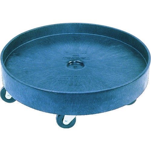 ラバーメイド　ラウンドブルートコンテナ用ドーリー　ドラム式　ブラック JAN：86876016499 メーカー：ニューウェルブランズ・ジャパン合同会社 / ブランド：ラバーメイド / 原産国：アメリカ 特長●耐荷重に優れます。●ポリバケツな...