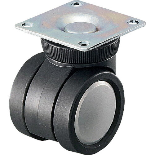 プラパート　リフトロックキャスター　ナイロン車　φ50　プレート　シルバー　高さ調整可JAN：trusco4027294メーカー：（株）石黒製作所 / ブランド：プラパート / 原産国：日本特長●取り付け後でも、ローレット部分を回すだけで高...