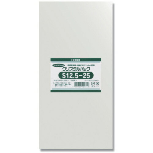 【特長】●S（サイドシール）はテープが付いていない、スタンダードなシリーズです。●　信頼の国産のフィルムを材料とし、透明度も抜群です。●　ミミ（のりしろ）が付かない製造方法のため、使用時にはすっきりと見栄えの良い包装になります。【仕様】●厚...