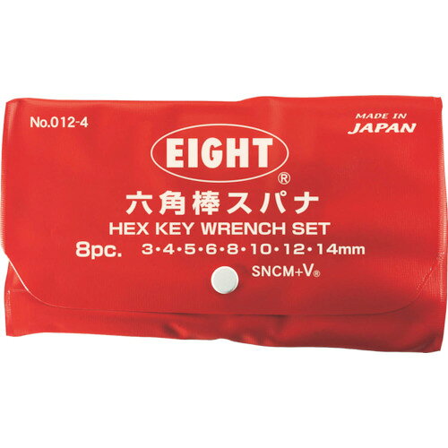 【特長】●ISO・JIS規格を上回るよう、設計・製作されている「プロ向け」の製品です。【用途】●六角穴付ボルト類の締結用に。【仕様】●セット内容(本)：8●セット内容(mm)：3、4、5、6、8、10、12、14【材質／仕上】●レンチ:特殊...