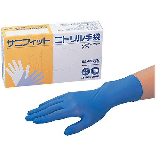 【特長】●食品に混入した場合にも発見しやすい青色です。●ニトリルですが天然ゴムのような肌ざわりです。●耐薬品性に優れています。【仕様】●サイズ：M●全長(cm)：約24.0●厚さ(mm)：約0.12●食品衛生法：適合●左右の区別：左右兼用【...