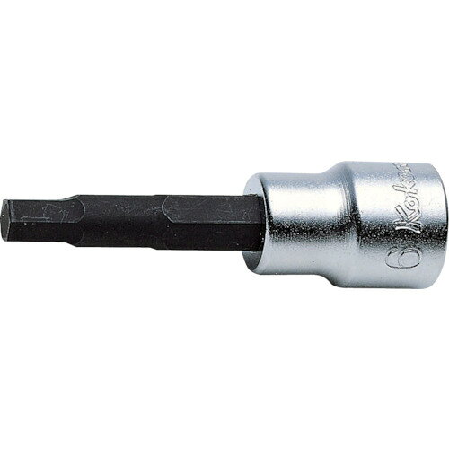 【特長】●ヘックスビットソケットです。【仕様】●差込角(mm)：9.5●対辺寸法(mm)：14●全長(mm)：62【材質／仕上】●クロムモリブデン鋼