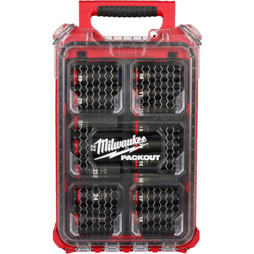 【特長】●PACKOUT オーガナイザー（Sサイズ）に収納された1/2インチ(12.7mm)角 ディープインパクトソケット16PCSセット●取り外し可能な専用インナートレイ付き●インナートレイの下にフォームがあり、フォームを加工もしくは取り...