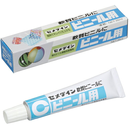 【特長】●透明で乾きの早い軟質塩化ビニール専用の接着剤です。●透明で仕上がりがきれいです。●柔軟性のある仕上がりです。●硬化後の状態は軟いです。●速乾タイプです。●JIS規格品です。【用途】●軟質塩化ビニール同士、軟質塩化ビニールと木、布な...