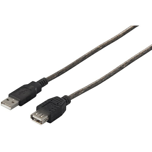 【特長】●離れたパソコンとプリンター・HDDをつなぐ、USB2.0延長ケーブル ●480Mbpsの高速伝送対応 ●無鉛はんだを使用 ●RoHS基準値準拠 【仕様】●色：ブラックスケルトン●長さ(m)：3【仕様2】●USB2.0延長ケーブル ...