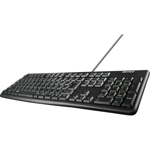 【特長】●カーブデザインを採用した疲れにくいキーボード です。●耐久性に優れたレーザー刻印 ●スタンダードで癖のないキー配列です。●使いやすいキーピッチ19mm ●キーにはメンブレン方式を採用。打鍵音も静か ●角度調整スタンド装備 ●まさか...
