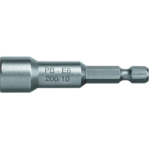 【特長】●強度と精度に優れた差込角1/4インチ(6.35mm)の段付きソケットです。●マグネットなしです。【仕様】●対辺寸法(mm)：13●軸寸法(mm)：6.35●全長(mm)：60●対辺形状：6角【仕様2】●スイスツールズE6-200-...