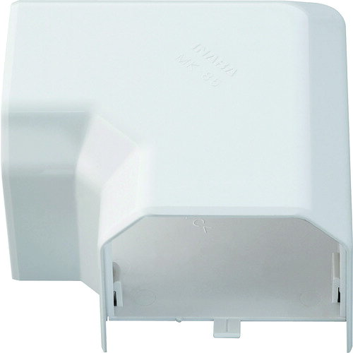 【特長】●電源コード取り出し用の穴開け加工がしやすくなりました。【用途】●壁面の平面曲げに。【仕様2】●平面90度曲がり【材質／仕上】●硬質ポリ塩化ビニル樹脂