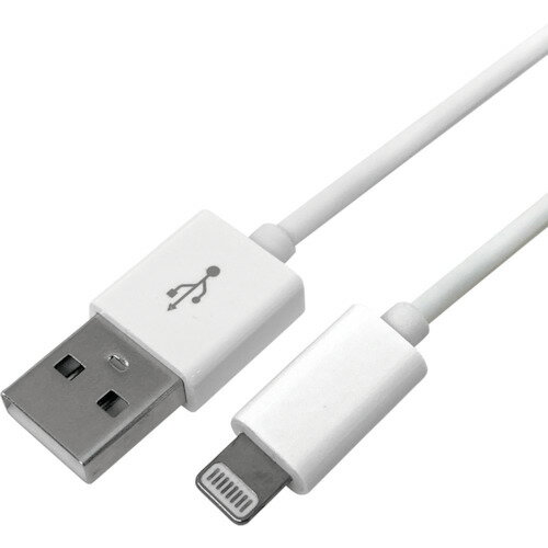 【特長】●アイフォン、アイパッド用ライトニングケーブルです。【用途】●同期、充電に。【仕様】●色：白●長さ(m)：1.5●奥行(mm)：7●高さ(mm)：30●幅(mm)：15【仕様2】●MFI認証品ライトニングケーブル