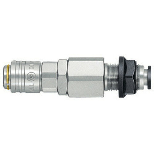 【特長】●ソケットにバルブ機構を備えたスリーブ外径14mmのコンパクトタイプです。●小型・モジュール化が進む分野に適しています。【仕様】●適合チューブ外径D(mm)：8●最高使用圧力(MPa)：1.0●使用流体：空気●使用温度範囲(℃)：-...