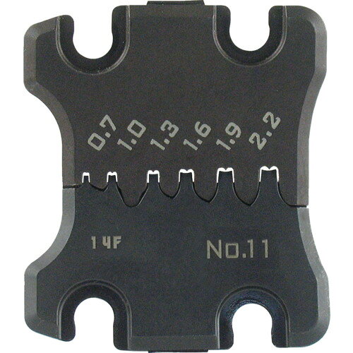 【特長】●PAD-11〜13用の交換ダイス。【仕様】●適合ダイス幅(mm):0.7、1.0、1.3、1.6、1.9、2.2【仕様2】●交換用ダイス
