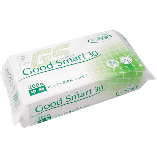 【特長】●再生紙を利用した環境に配慮されたペーパータオルです。●縦方向への引っ張り強度が高いので、ホルダー適正があります。●FSC［［R上］］認証再生紙を使用したペーパータオルです。【用途】●化粧室に。●手洗い後の手拭きに。【仕様】●シート...