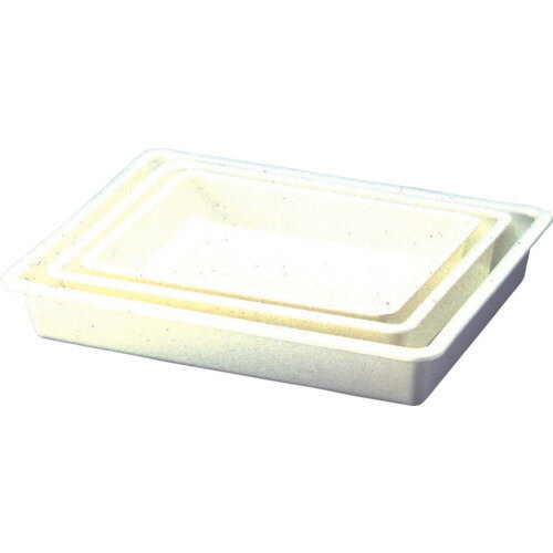 【特長】●底面内側はフラットです。【用途】●研究施設、食品加工工場、厨房、介護老人福祉施設などに。【仕様】●サイズ(呼称)：S-2●外形寸法(mm)幅：374●外形寸法(mm)奥行：273●外形寸法(mm)高さ：64●底部内寸(mm)：32...
