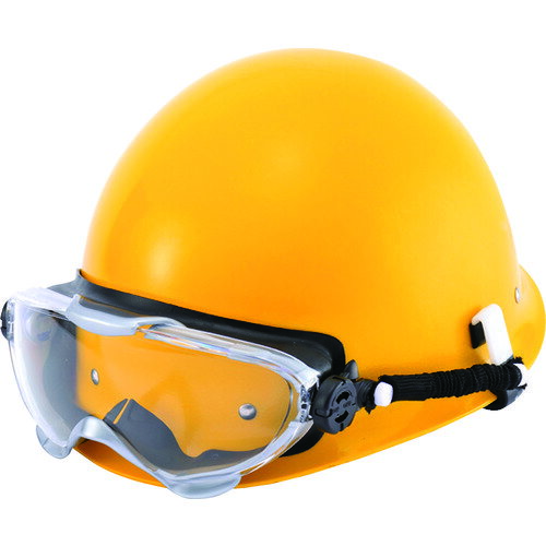 【特長】●ヘルメットに取り付け、装着が容易なスプリングバンドです。●ベルトの伸縮劣化が少ないスプリングベルトとヘルメットへの装着性が良いYCPクリップを標準装備したモデルです。●成形球面レンズとエラストマークッションを採用した高性能ゴーグル...