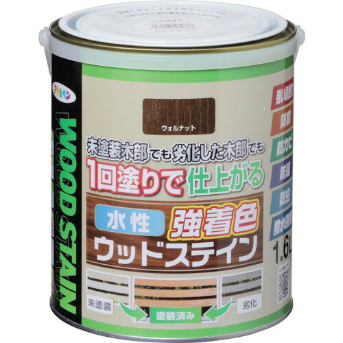 【特長】●隠ぺいが高く1回塗りで仕上がる水性・低臭タイプの木部専用塗料です。●木目を生かした美しいステイン仕上げができ、日光や雨に強く耐候性に優れています。●防腐・防カビ・防藻・防虫効果があり、長期間、木部を美しく保ちます。●撥水剤の配合に...