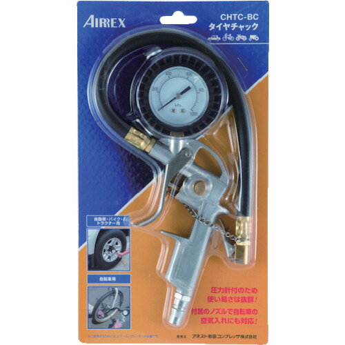 【特長】●自動車に空気を入れることができます。【仕様】●全長(mm)：260●摘要：自動車用（自転車用アダプタ付）【仕様2】●タイヤチャック