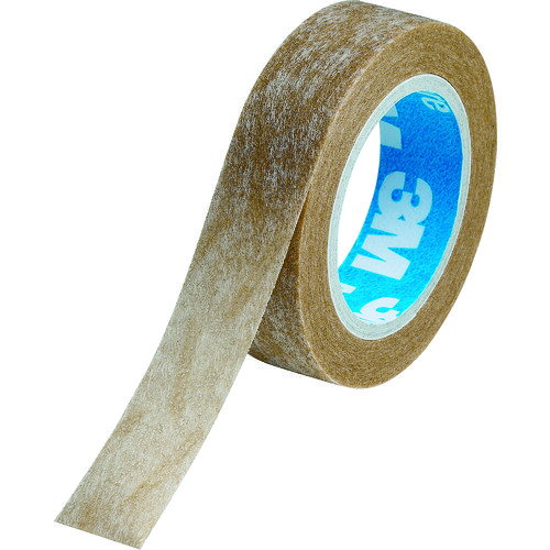 【特長】●皮膚が蒸れにくい微小孔構造です。【用途】●ガーゼなどの固定に。【仕様】●色：ブラウン●幅(mm)：11●長さ(m)：5.0【仕様2】●手で切断可能●剥離紙なし【材質／仕上】●基材:レーヨン●粘着剤:アクリル系