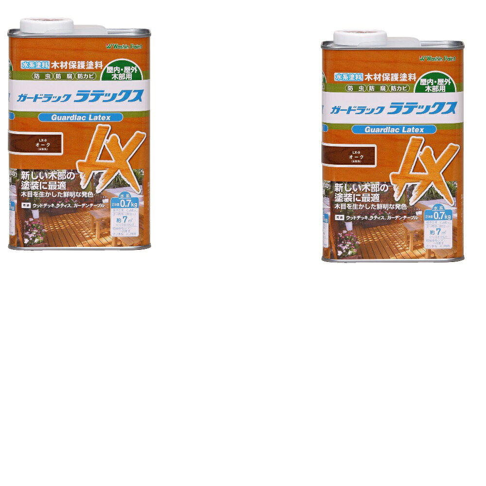 木目を生かした鮮明な発色、新しい木部の塗装に最適【主な用途】ウッドデッキ、ガーデンテーブル、プランターなどの屋外木部塗り面積（2回塗り）：約7m2（畳約4枚）乾燥時間（20℃）：一晩養生、塗り重ね；約2時間うすめ液：水（水道水）