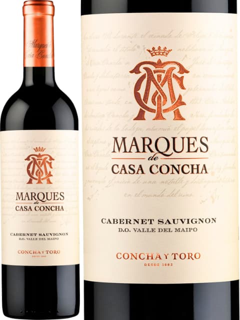 【商品名】マルケス デ カーサ コンチャ カベルネ ソーヴィニヨン Marques de Casa Concha Cabernet Sauvignon タイプ赤ワイン生産地チリ / セントラル・ヴァレー生産者コンチャ・イ・トロ 【Conch...