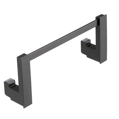 【ZKHTKB-K】 クリナップ ライン取手用タオル掛けスライド引出し用（ブラック） 【純正品】シリーズ：ラクエラ、全シリーズ対応キャビネット：コンロキャビネット、シンクキャビネット、ベースキャビネットサイズ：W22.5×D5.2×H9.9...