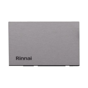 【098-9685000】 リンナイ Rinnai グリル下部飾り 【純正品】操作パネル左下の飾り部分です。【サイズ】幅114.7（mm）※「RHS71W30E14R」表示あり。※お届け時、パネルには寸法に合わせてシールが貼付されている場合...