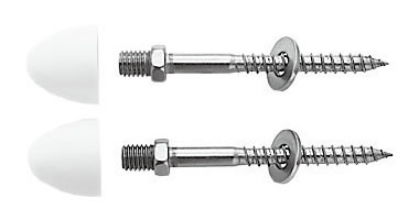 INAX イナックス LIXIL リクシル トイレ 便器用付属部材 KF-30D 洋風便器用取付木ねじ (ワッシャー付キャップ) 6.2×63mm (2個入)【純正品】ご不在時の商品配達のご連絡のため、電話番号はなるべく携帯電話の番号を入力...