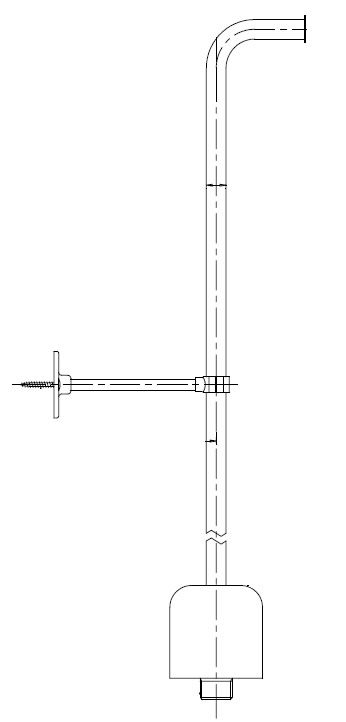 INAX イナックス LIXIL リクシル トイレ 床給水用水抜き給水管 CF-480EW【純正品】ご不在時の商品配達のご連絡のため、電話番号はなるべく携帯電話の番号を入力してください。　　
