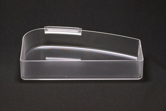 右側用トレイ1個入り必要個数分をご注文ください。 ＜サイズ＞横 約213mm 高さ 約40mm＜材質＞PS(ポリスチレン)・クリア調【ご注意ください】家電部品は必ずお手持ちの本体品番をお調べいただき、適合機種かどうかご確認の上ご注文をお願い...
