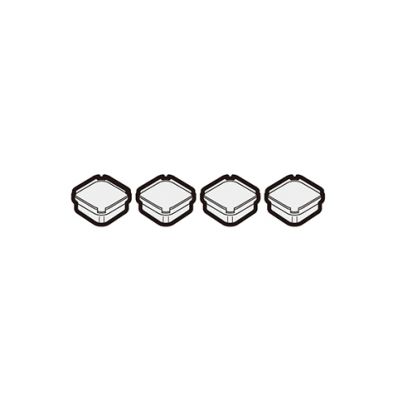 シャープ[SHARP] 【2101100603】 洗濯機用 据付脚（高さ2.7cm 4個）(210 110 0603) 【純正品】【おすすめポイントと注意点】プラスチック製【適合本体品番】ES-A200-WL、ES-A200-WR、ES-A...