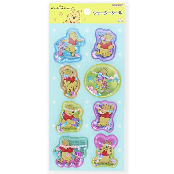 シールの中で水とスパンコールがゆらゆら♪ かわいくきらめきます★品番：S8820104本体サイズ：W90×H175×D5mm本体重量：約30g材質：PVC・水(蒸留水・グリセリン・エタノール)・PET生産国：中国※商品の仕様の変更がある場合...