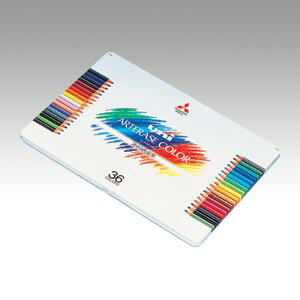 ●仕様：36色／缶入●消しゴム付　