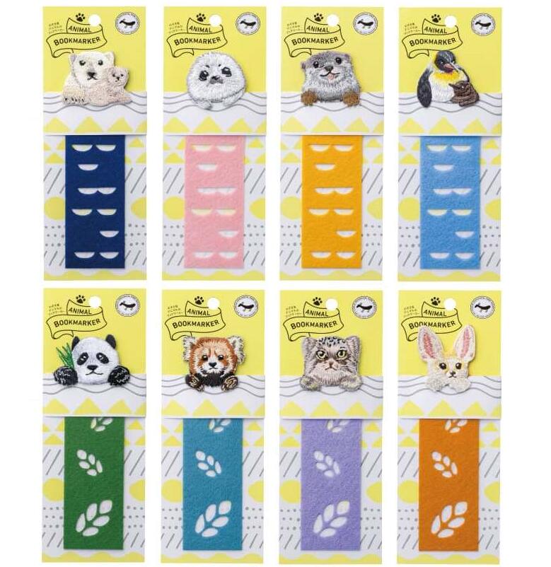 本のページから動物がのぞき見ている、可愛いしおりです。 繊細な刺繍で、毛並みを丁寧に表現しました。 しおり部分には、レーザーカットで波模様をあしらいました。 この商品の売り上げの一部を、野生生物の保全を積極的に進める活動に対し支援を行う、東...