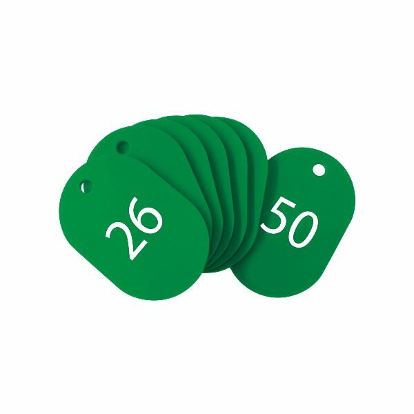 【商品説明】■お店やホテル・旅館等で何かと重宝する番号札です。■番号が26〜50入■本体：スチロール■W31XD46XH2.5mm