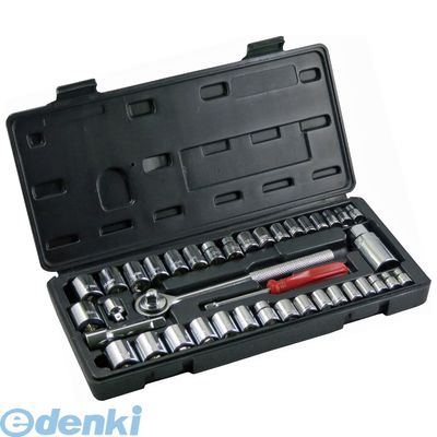 【商品説明】スタンダード品。ソケットレンチセット 40PC