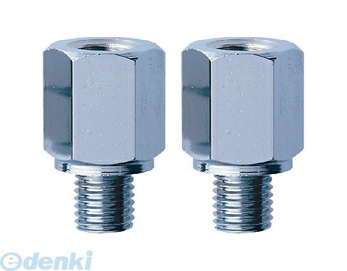 ミラー用高さ調整スペーサー色・材質 : クロームメッキ 数量 : 2個入10mm正ネジ→10mm正ネジ 価格 : OPEN ■ミラーの取付位置を20mmアップするスペーサーです。　