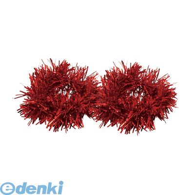 【商品説明】約φ90mm房：PVC キラキラ リストバンド 赤 2個セット ヘアアクセサリー 子供 キッズ イベント コンサート パーティー 装飾