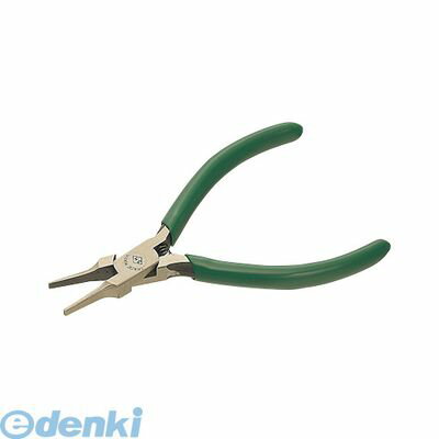 ●先端部分がフラットなので細かいパーツや傷つけたくない物を扱う場合は特に便利です。●呼び寸法：115mm●バネ付き●115mm●緑