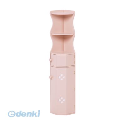 【商品説明】■トイレのコーナーを活かして省スペースなのにしっか収納。■商品サイズ（外寸）：(約)幅16×奥行16×高さ90cm【内寸及び補足説明】■ オープン部内寸(上):(約)高さ16cm■ オープン部内寸(下):(約)高さ15cm■ 扉...