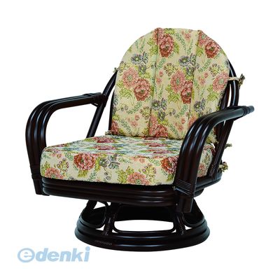 【商品説明】●男性にもお勧め、ゆったりサイズのラタン回転椅子。脚が伸ばせて、手すり付きなので腰が痛い方でも立ち座りが楽に行えます。●商品サイズ（外寸）：(約)幅64×奥行55×高さ61×座面高26cm【成分材質】主材:籐　張地:ポリエステル