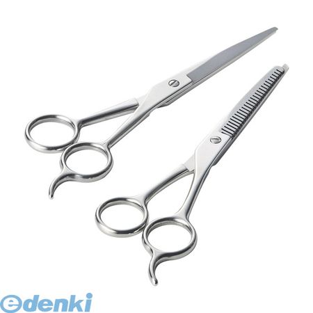 【商品説明】雑貨,ホビー,インテリア,雑貨,雑貨品おうちでヘアカット!ちょっとした枝毛に最適な散髪ハサミとスキハサミのセットです。●材質:クロームメッキ刃物鋼●セット内容:散髪ハサミ(全長16cm)・スキハサミ(全長15.5cm)×各1●本...