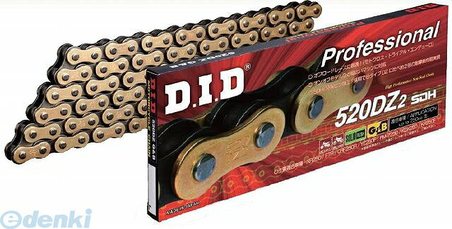 【商品説明】商品内容商品名DID 520DZ2 SDH-110RB（クリップタイプ） DZシリーズ ノンシールチェーン ゴールド/ブラック 4525516380201状態新品未使用内容軽量・高剛性、オフロードで優れた性能を発揮する「520D...