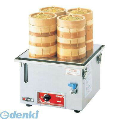 ●外寸1：400×390×H270●重量：12kg●容量：11L●消費電力：1.5kW●電源：単相100V●温度調節：2段切換式(保温機能付)●蒸気立上りまでの時間：30分●蒸し台ノズル数：φ10×4穴