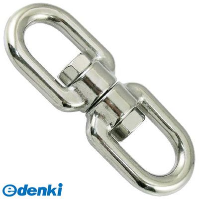 【商品説明】D=10mm L1=115mm L2=27mm W1=44mm W2=24mm使用荷重 400kgワイヤー、チェーン等の連結に。中央が回転するので、ワーヤーやチェーンのより戻しができます。ステンレス製なので、防錆性・耐候性に優れ...