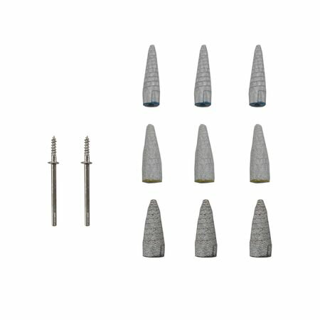 【商品説明】■回転工具に取付けて細部の研磨仕上げをするペーパーです。和紙と砥材との組み合わせでソフトな研磨が可能です。木材研磨、樹脂研磨、金属の研磨等に使用します。■セット1：コーン＃100×3ヶ■セット2：コーン＃150×3ヶ■セット3：...