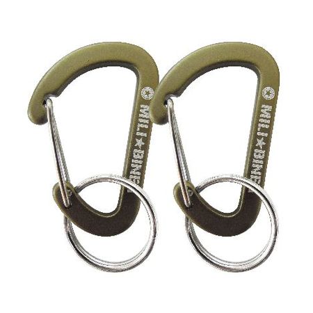 【商品説明】●車のカギや家のカギ、キーボルダー、セーフティーコードなど、色々なものの吊下げに便利です!●バネ式の為、ワンタッチで脱着可能!【注】；このカラビナは登山用ではありません。●キーリング　カギ　鍵　キーホルダー