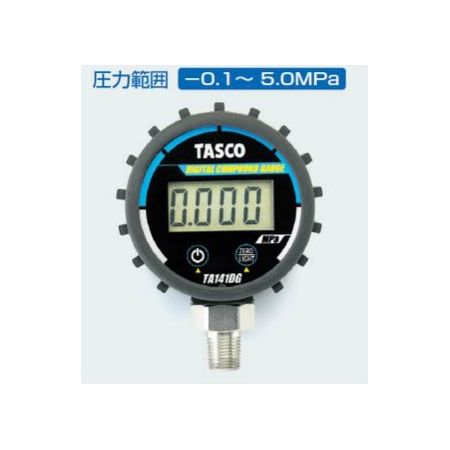 【商品説明】《仕様》●圧力範囲：-0.1〜+5.0MPa●最小表示：0.001MPa●ゲージ径：60φ●ゲージ取付ネジ径：1/8NPT●ケース：ASB樹脂ケース●IP65相等●バックライト機能●トレサビリティ・校正証明書取得可能