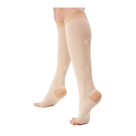 アルファックス06-4792-1193【商品説明】●磁気の力+着圧のダブル効果でふくらはぎスッキリ●磁気治療器と着圧ソックスを兼ね備えた磁気付き医療用サポーター。●合計4個の磁石がふくらはぎの血行促進・コリを解消しダルさや疲れを和らげますシ...