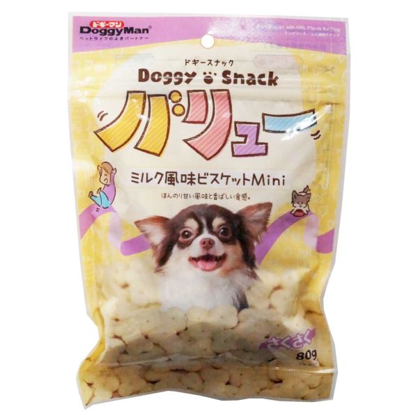 【商品説明】●お腹にうれしいオリゴ糖とユッカエキス配合。ミルク風味の超ミニな愛犬用ビスケット。●超小型犬にもうれしい超小さめサイズの骨型ビスケット。●ミルクの香りとくぁしいサイズに小さな愛犬もおおよろこびのビスケット。●カルシウムプラス。愛...