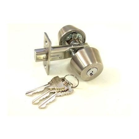 【商品説明】●仕様：本締錠●チューブラー本締錠ADシリーズ●バックセット：50mm●取付可能扉厚：37mm以上〜47mm未満●室外側：6本ピンシリンダー●室内側：6本ピンシリンダー●材質／仕上：ステンレスヘアーライン（S11）●キー本数：3...