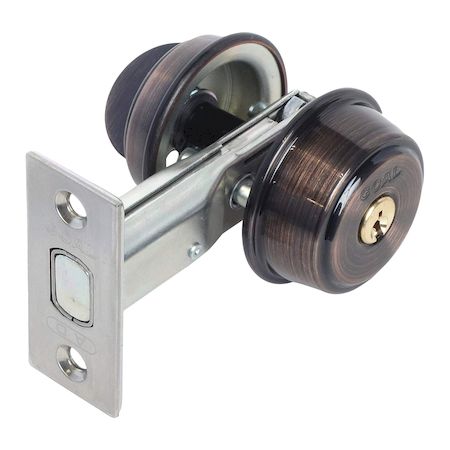 【商品説明】●仕様：本締錠●チューブラー本締錠ADシリーズ●バックセット：64mm●取付可能扉厚：27mm以上〜45mm未満●室外側：SP5本ピンシリンダー●室内側：サムターン●材質／仕上：ステンレス／アンティックブロンズ（51）●キー本数...